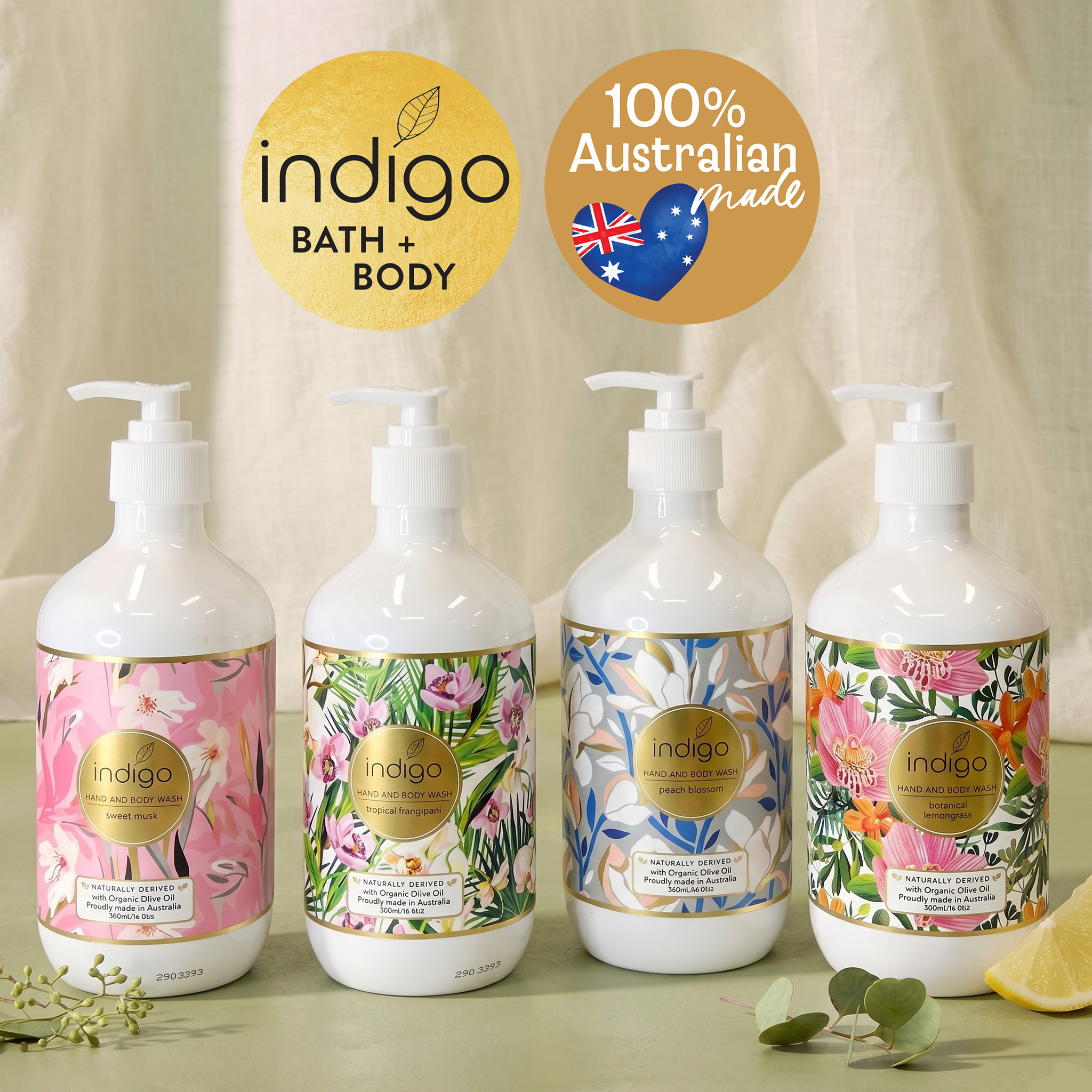 Discover the Benefits of Australian-Made Indigo Liquid Soaps - cards only